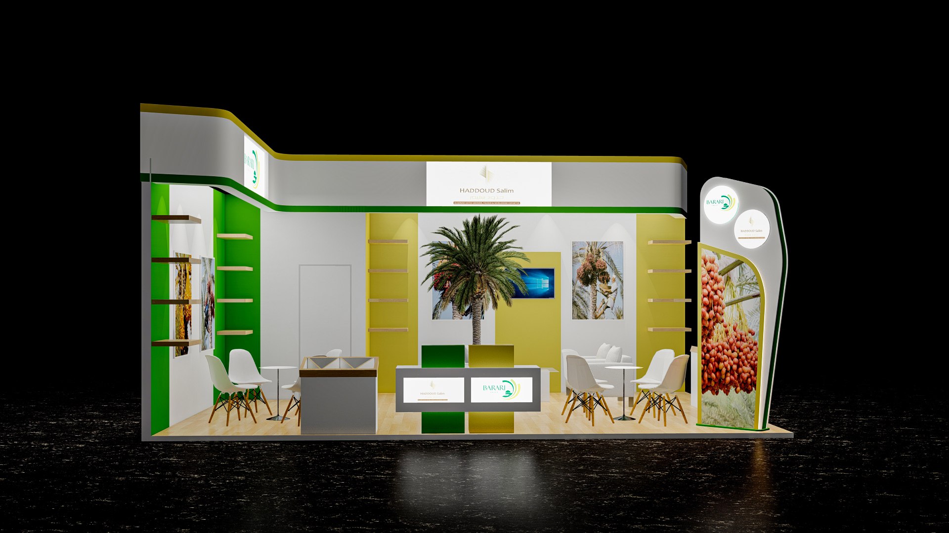 BARARI STAND 7X5 3D Model - TurboSquid 1777386