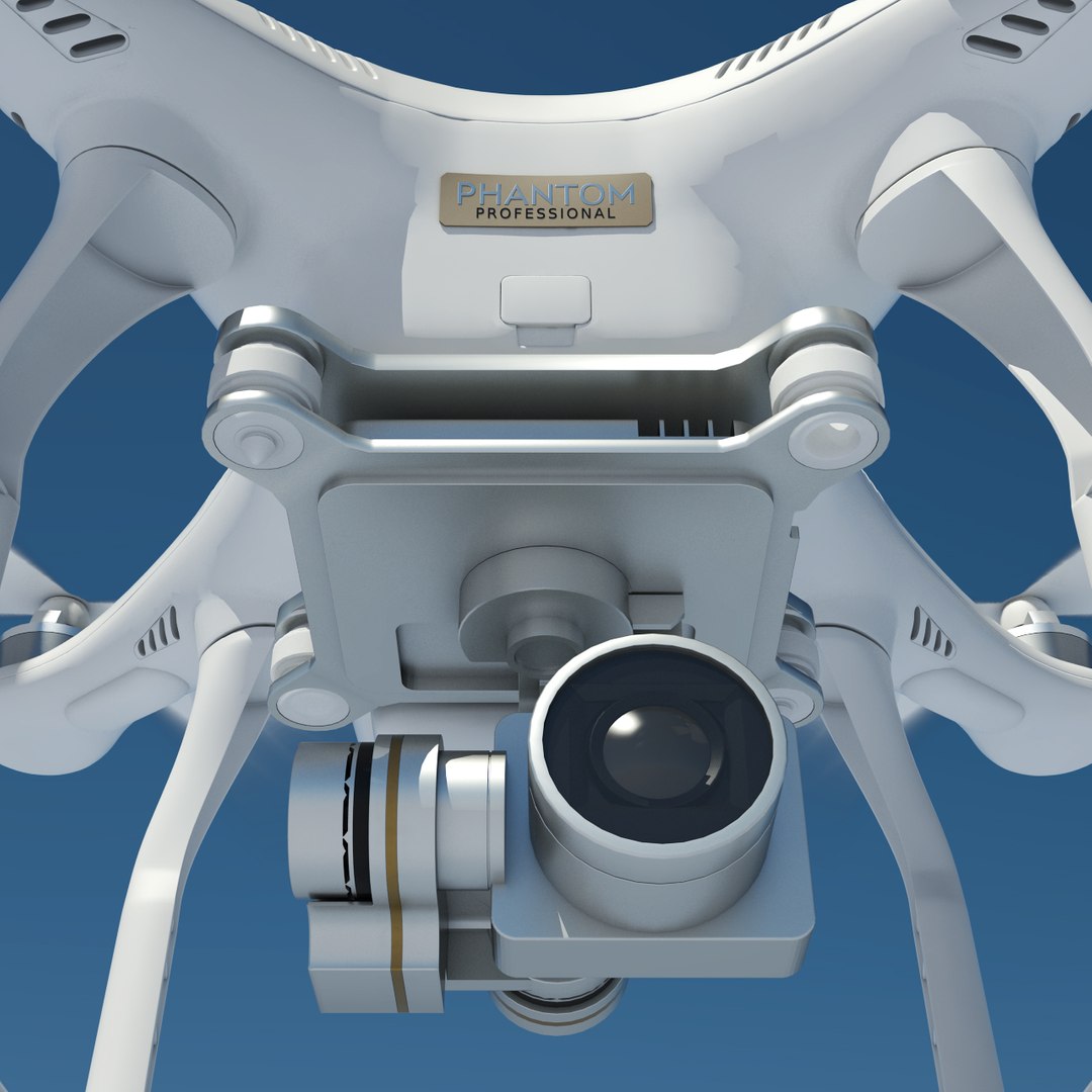 3d Model Dji Phantom 3 Quadcopter