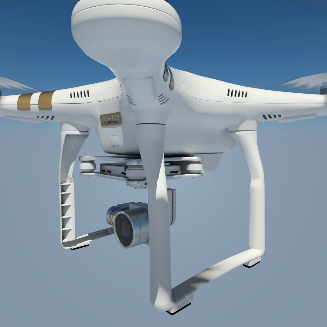 3d Model Dji Phantom 3 Quadcopter