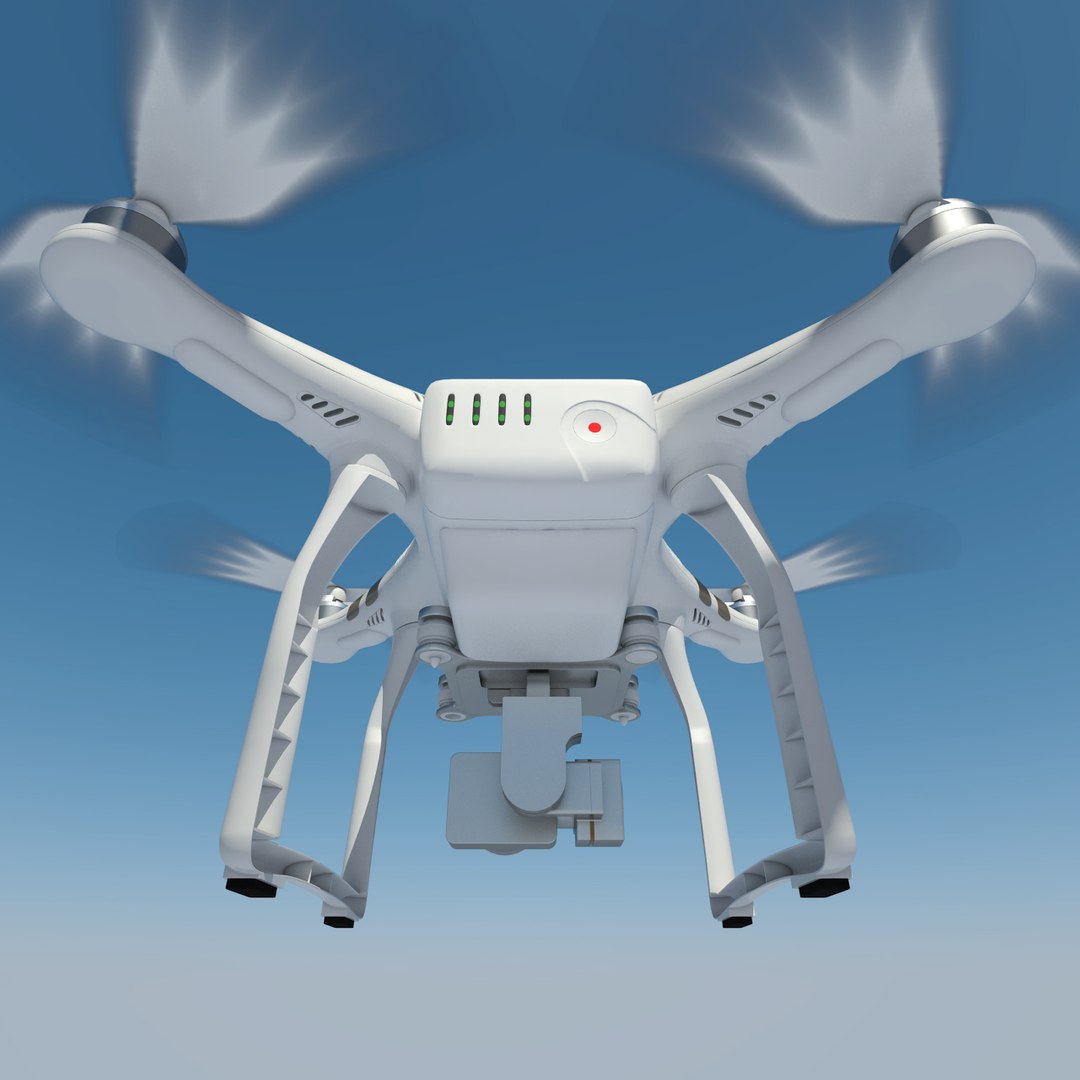 3d Model Dji Phantom 3 Quadcopter