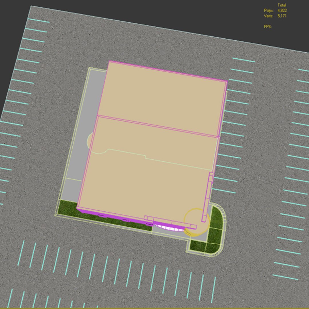 Car Dealership 3d Model