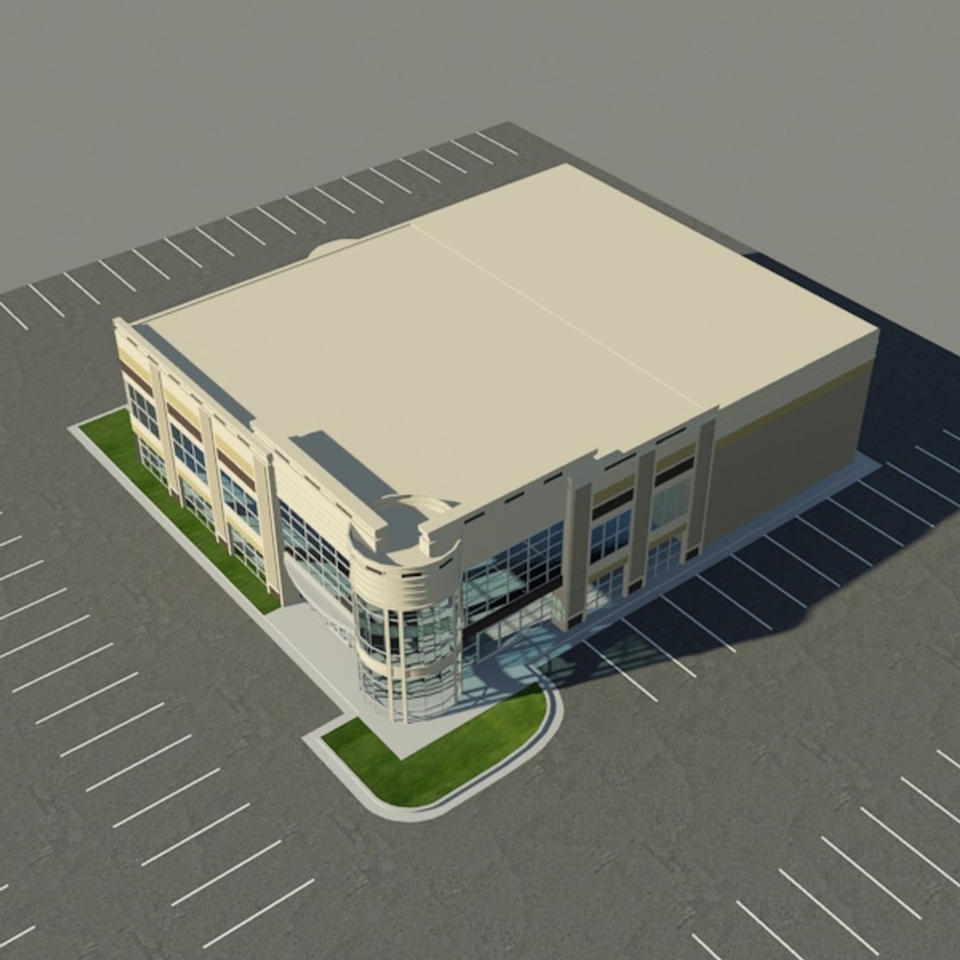 Car Dealership 3d Model