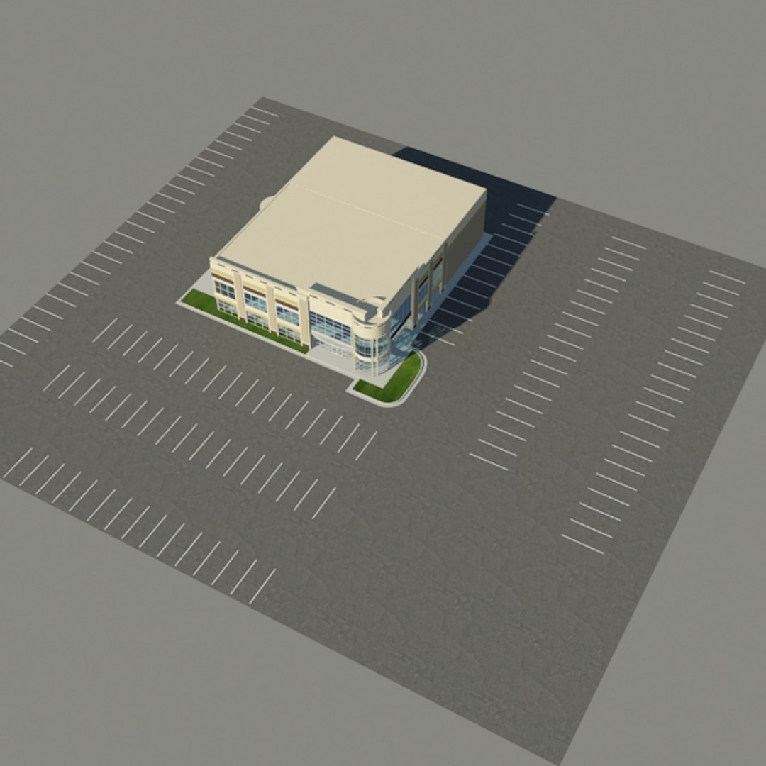 Car Dealership 3d Model