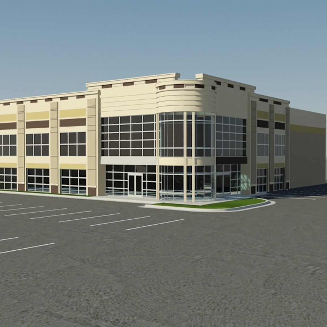 Car Dealership 3d Model