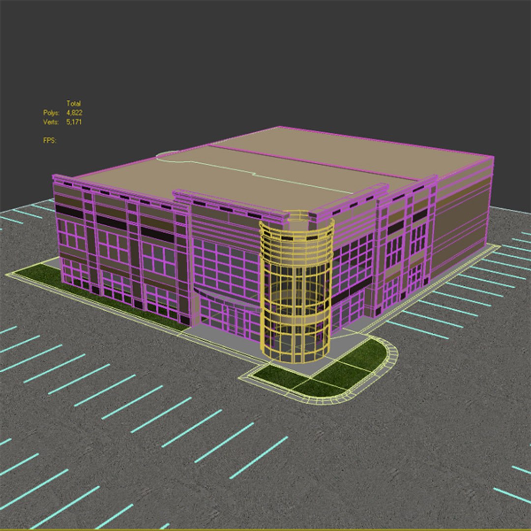 Car Dealership 3d Model