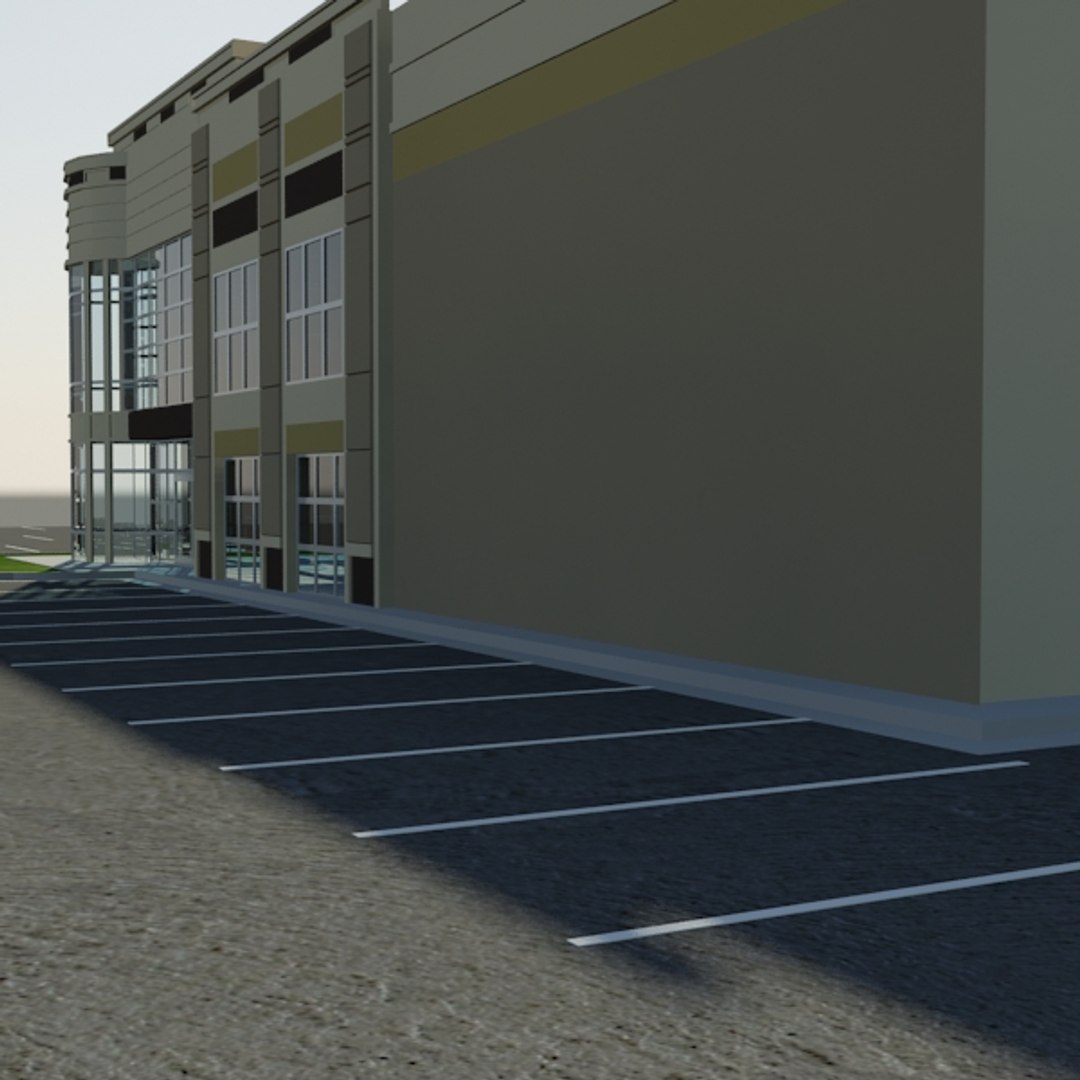 Car Dealership 3d Model