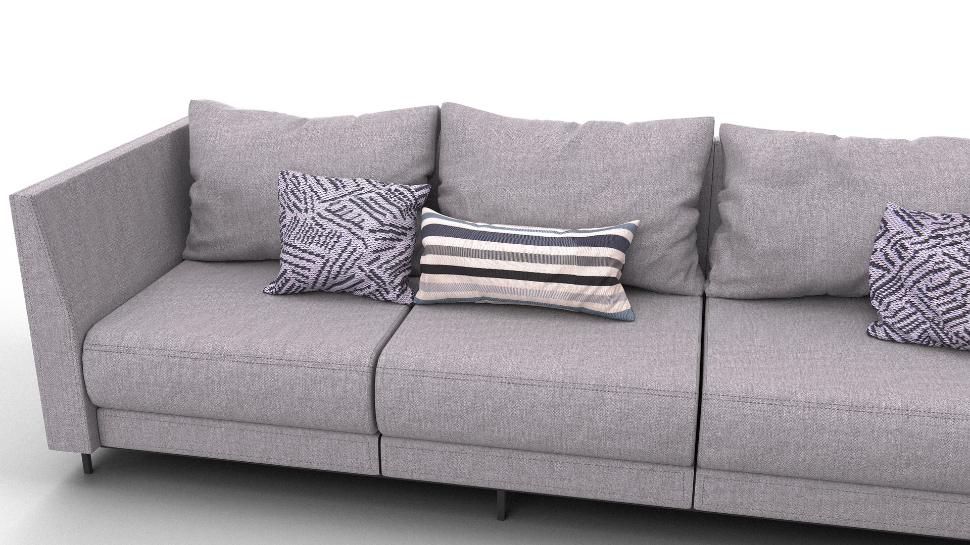 Sectional Sofa 3D - TurboSquid 1999453