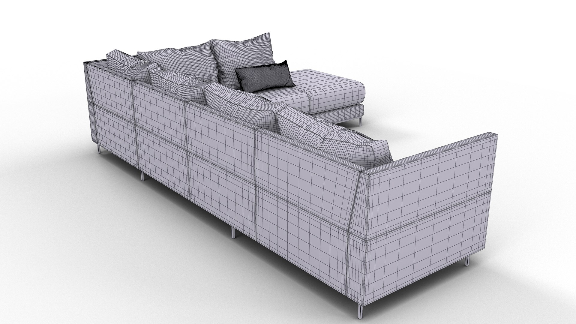 Sectional Sofa 3D - TurboSquid 1999453