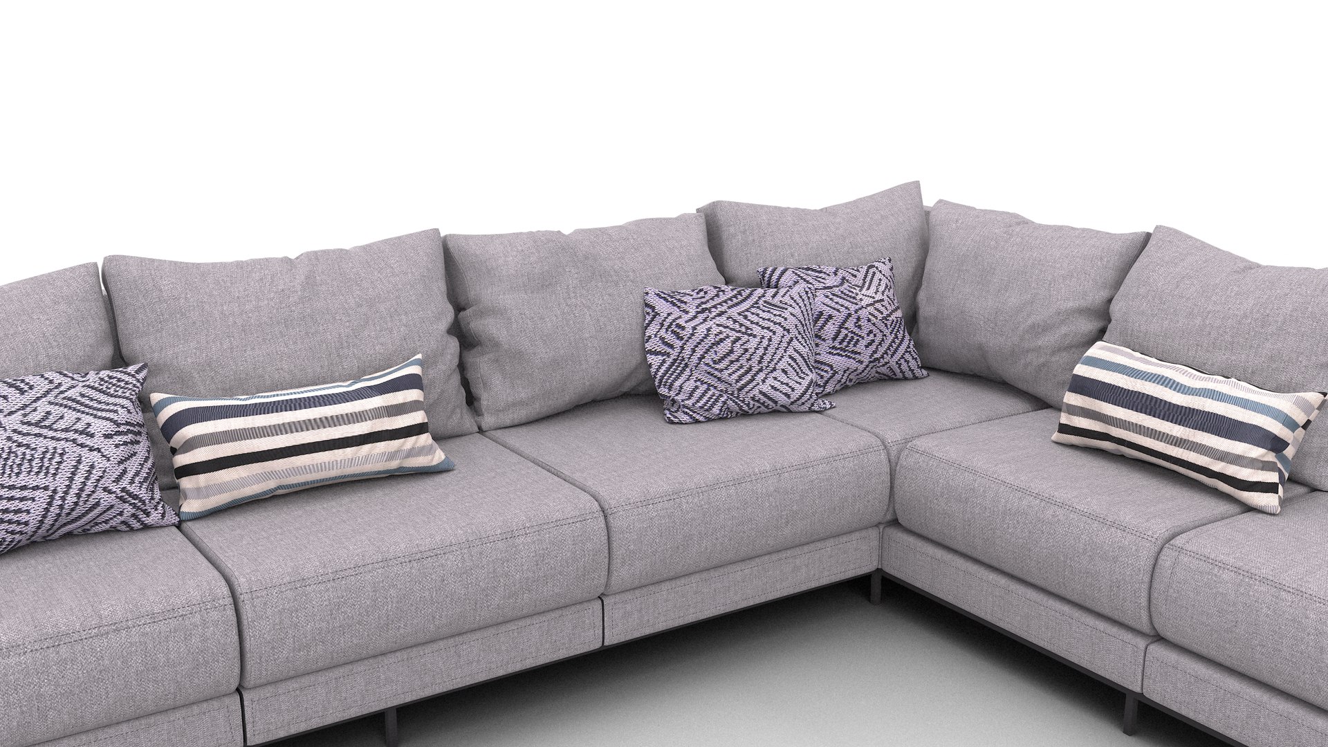 Sectional Sofa 3D - TurboSquid 1999453