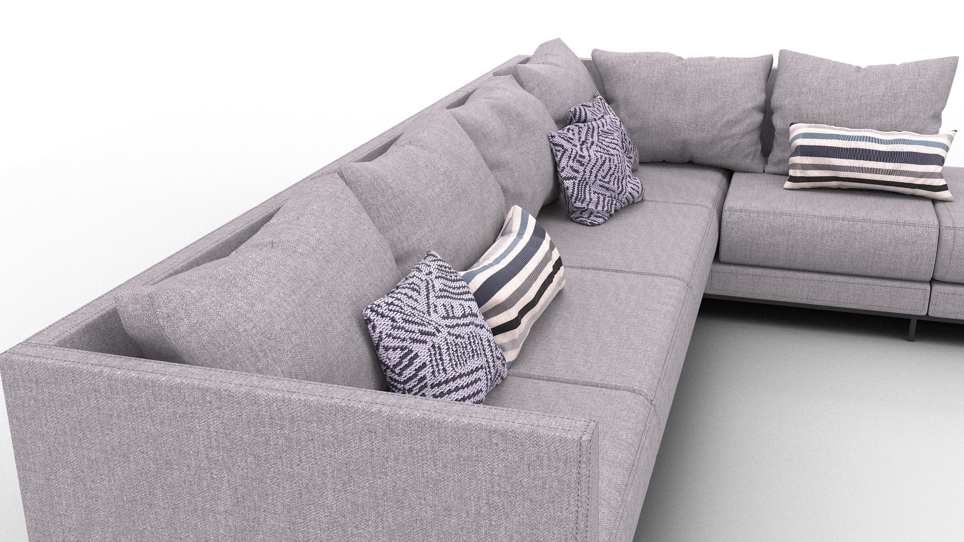 Sectional Sofa 3D - TurboSquid 1999453