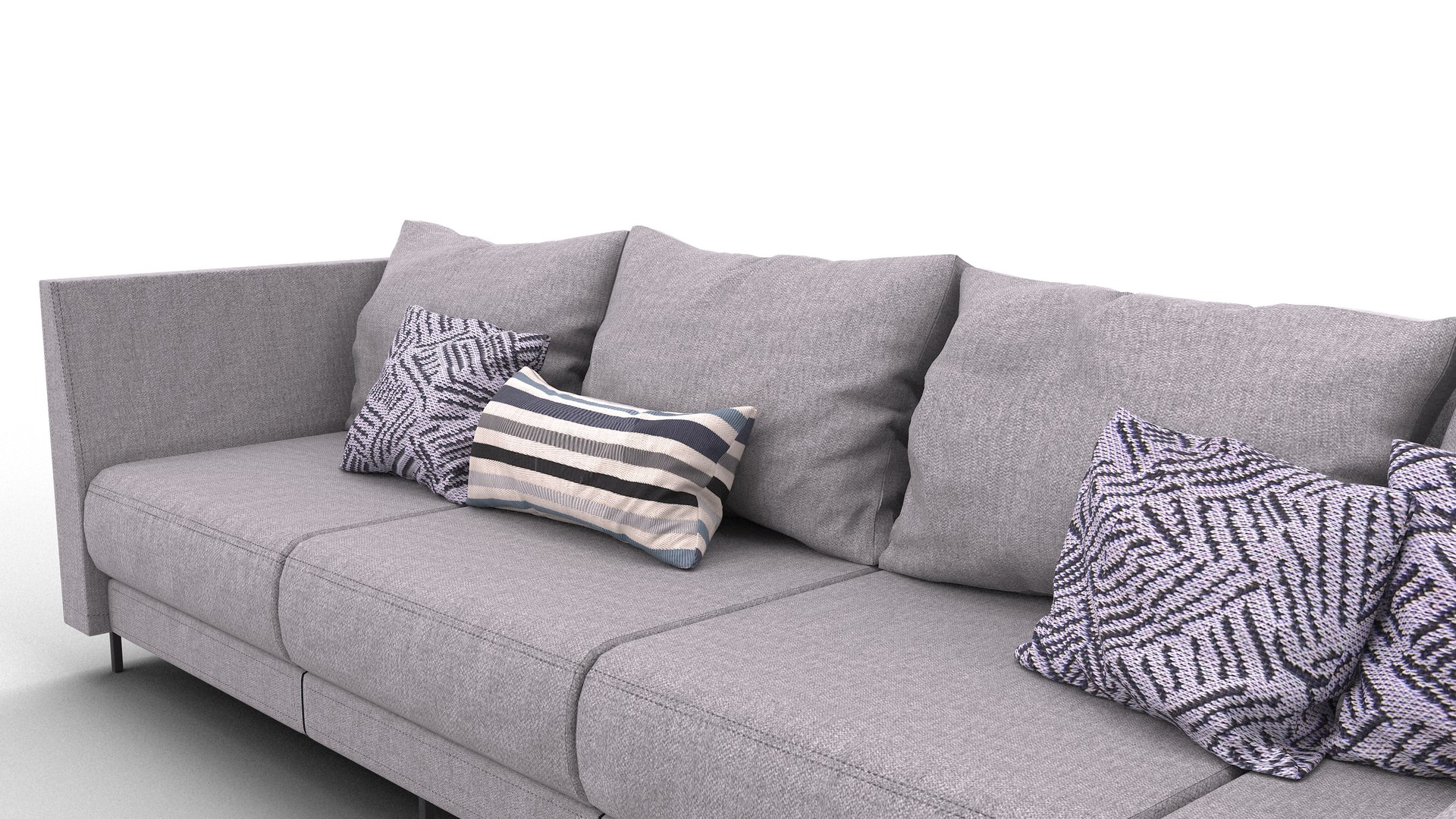 Sectional Sofa 3D - TurboSquid 1999453