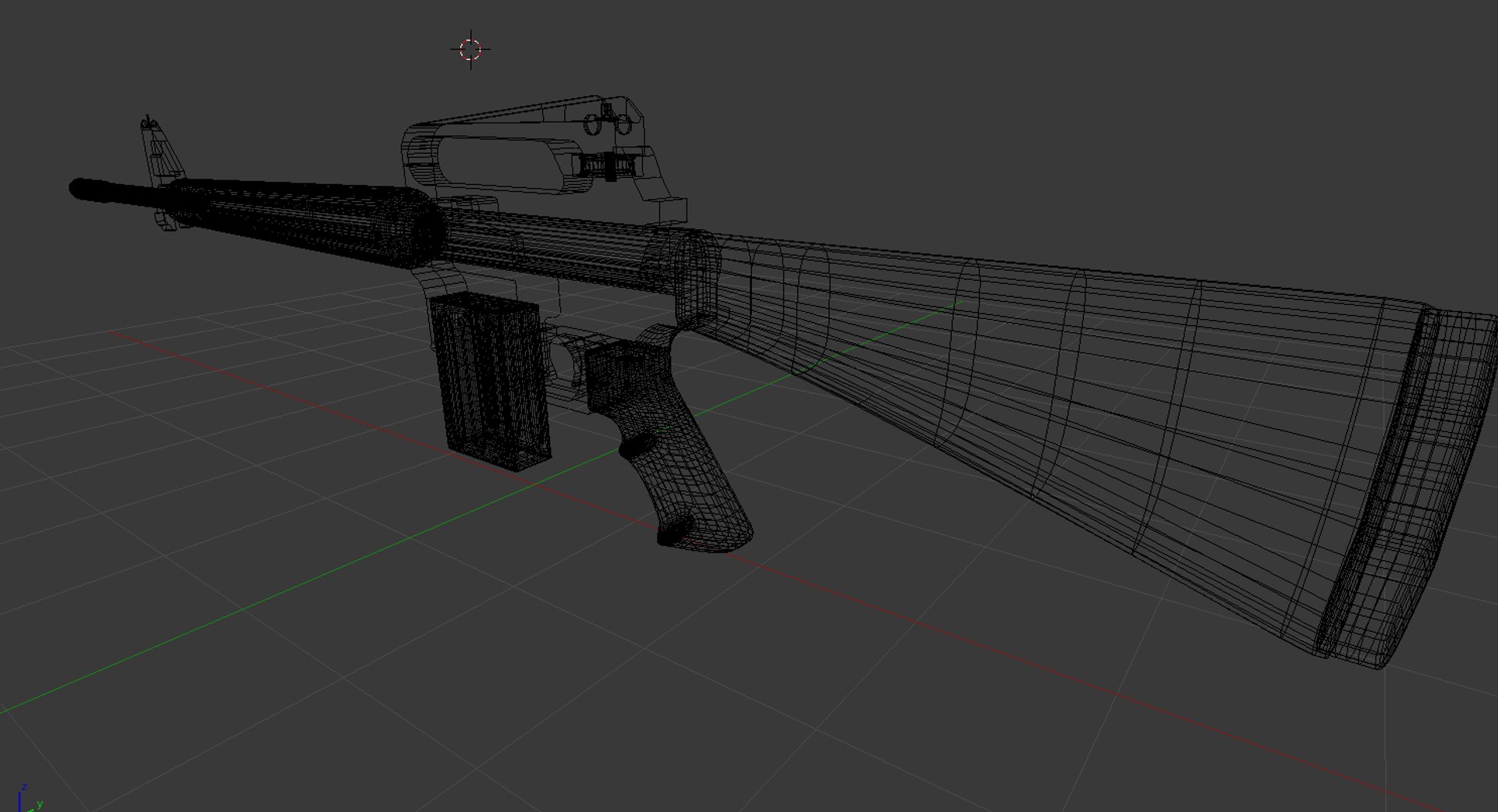 3d Model Of M16