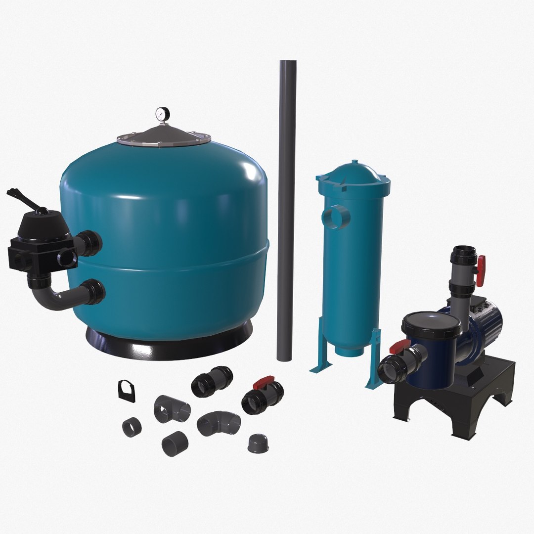 3D Model Pool Filter - TurboSquid 1866445