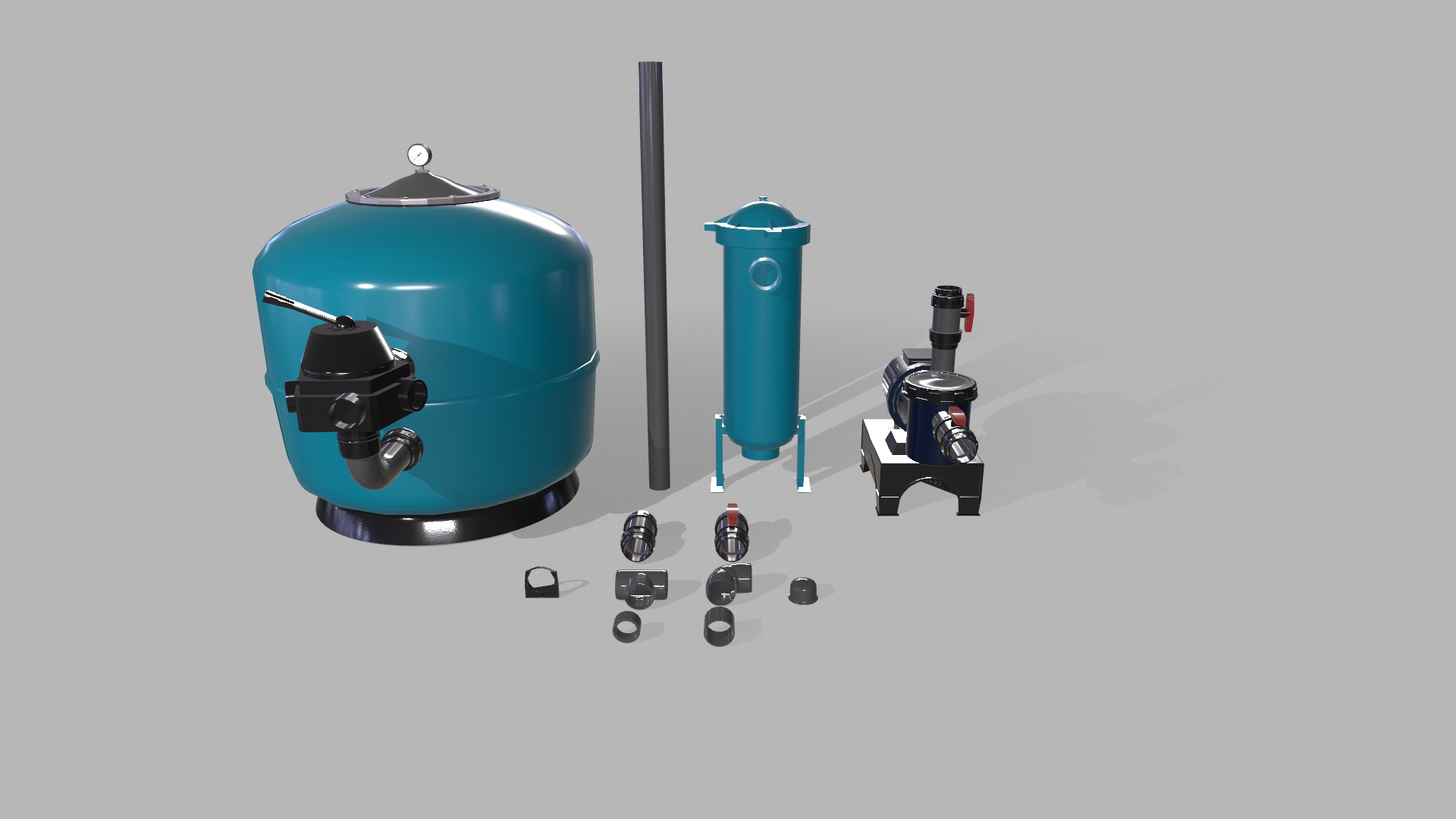 3D Model Pool Filter - TurboSquid 1866445