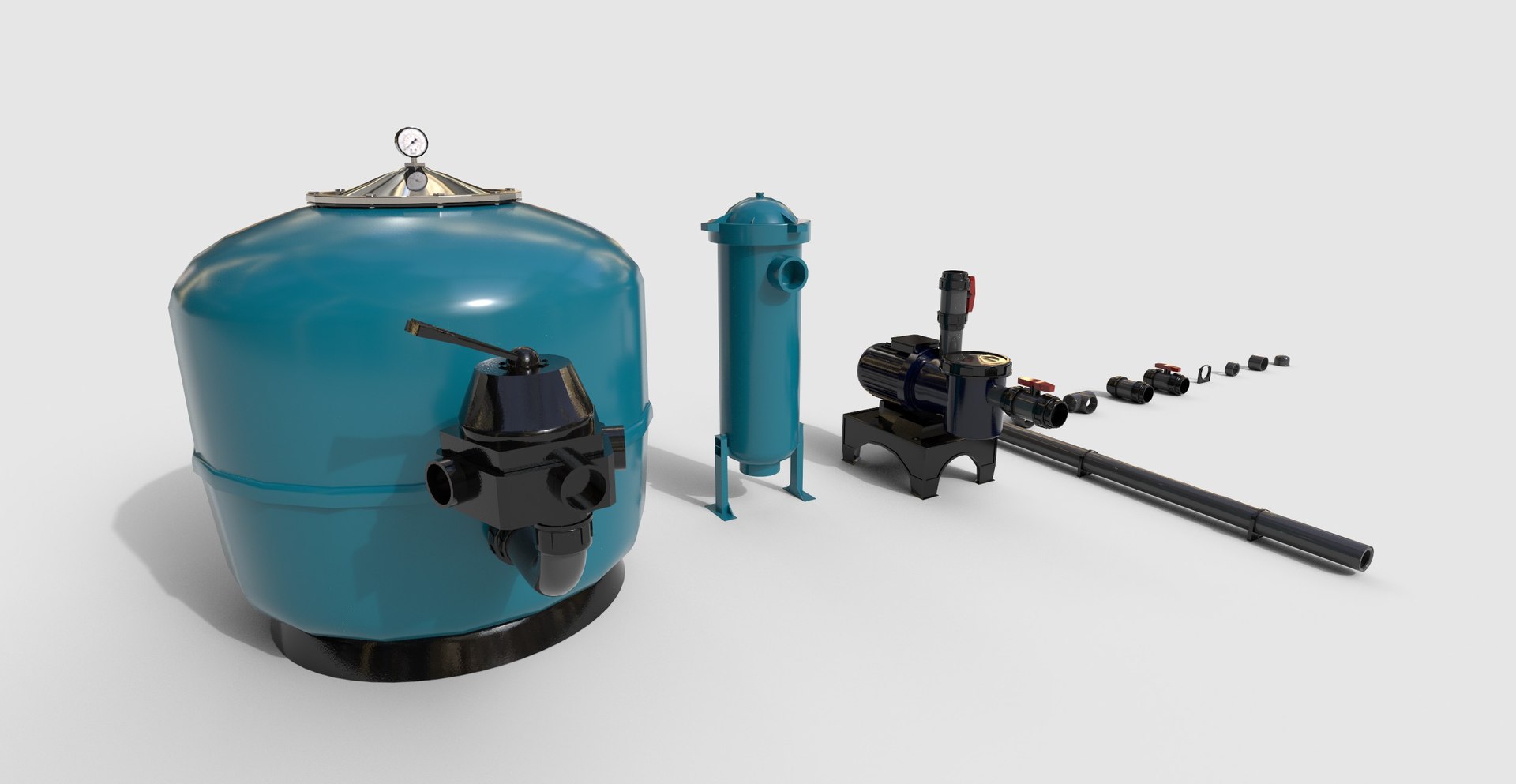 3D Model Pool Filter - TurboSquid 1866445