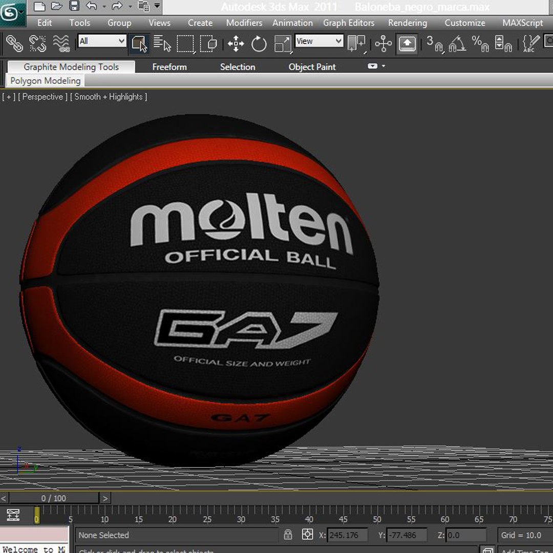 3d basket ball model