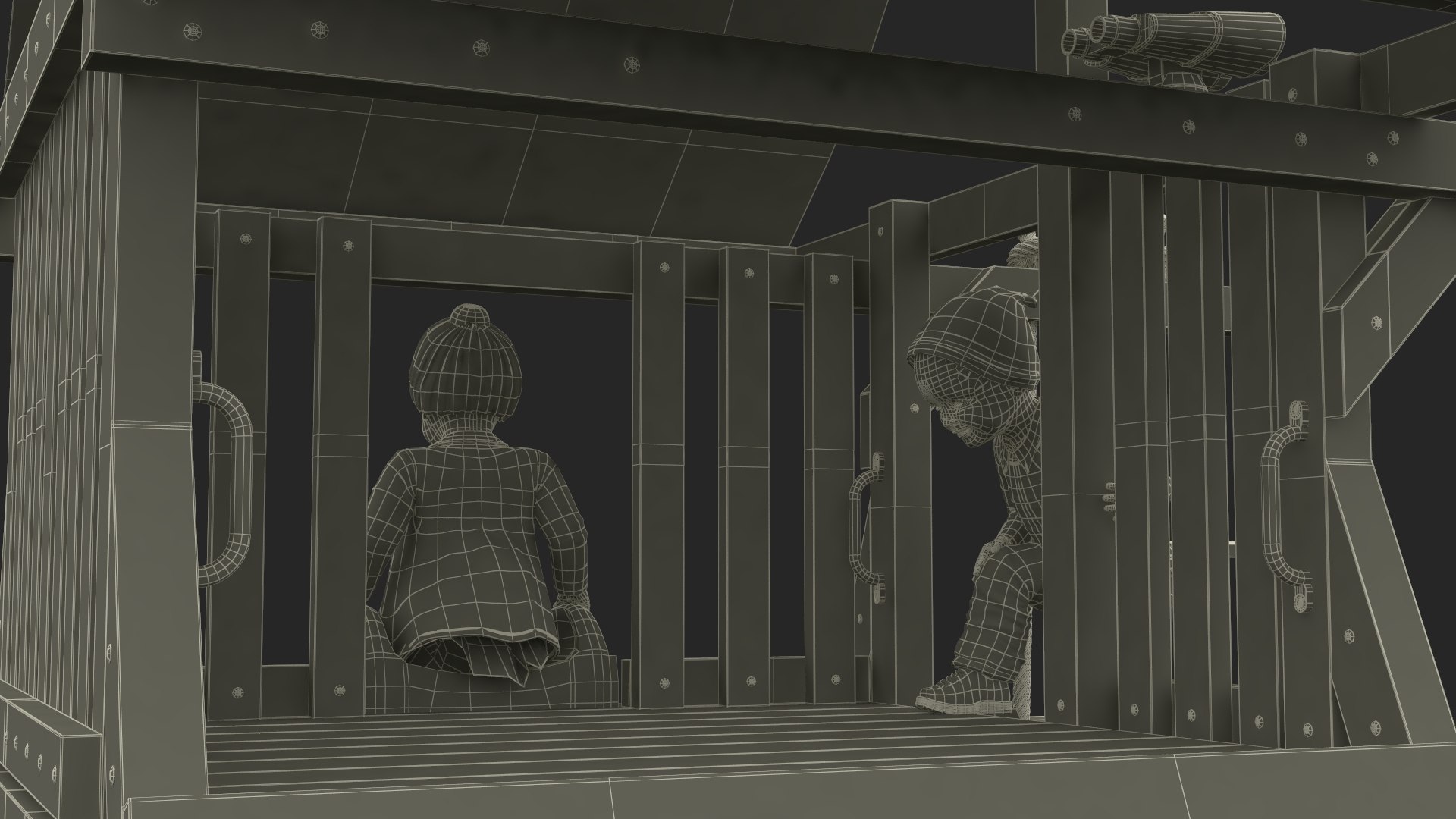 3D Toddler Children On Slide - TurboSquid 2290723
