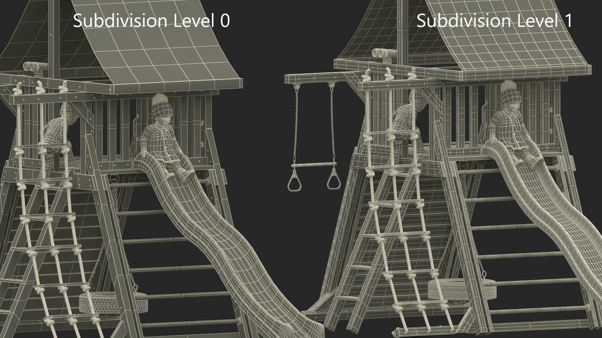 3D Toddler Children On Slide - TurboSquid 2290723