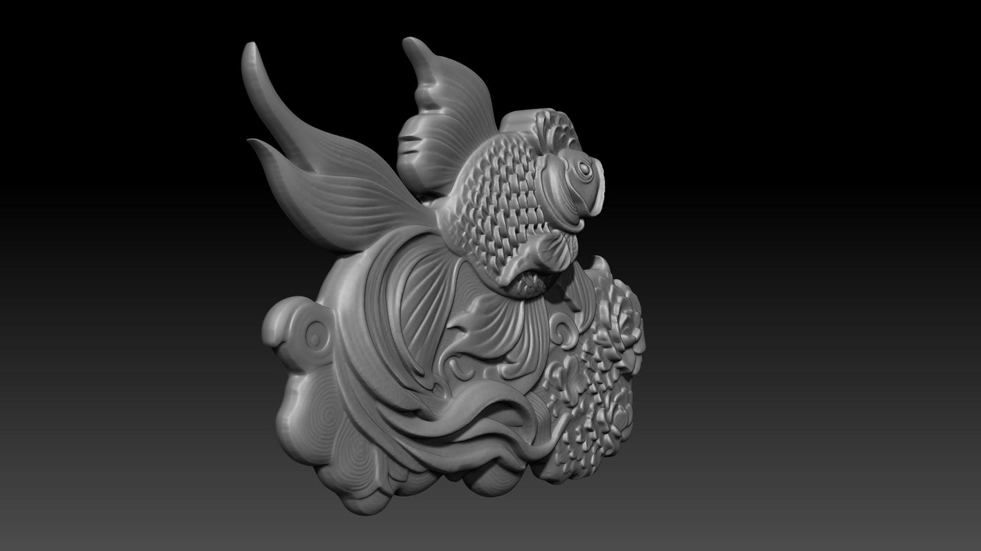 Bas Relief Fish 06 240506 3D Print Model 3D - TurboSquid 2291143