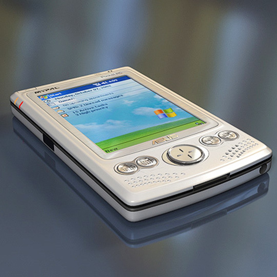 pda - asus mypal 3d model