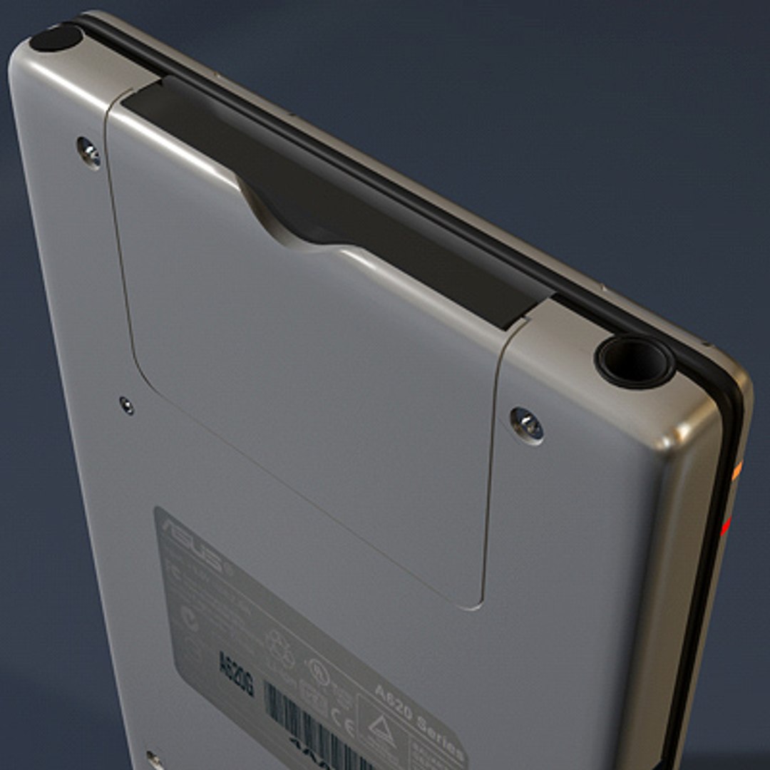 pda - asus mypal 3d model