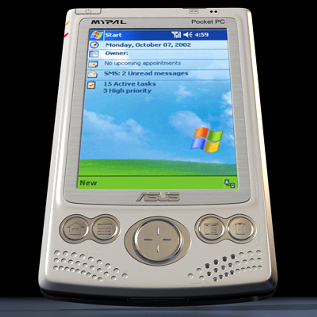 pda - asus mypal 3d model