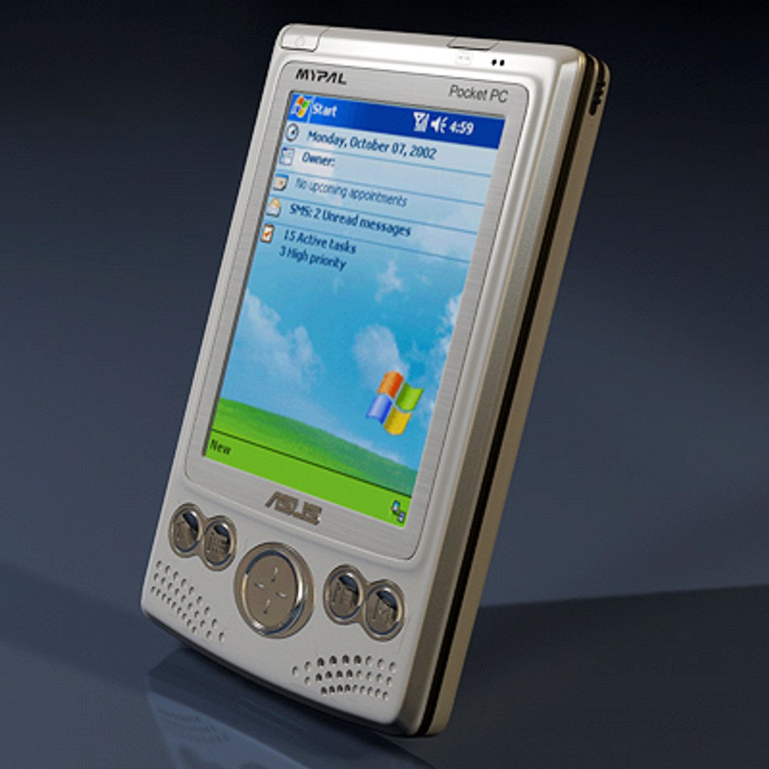 pda - asus mypal 3d model