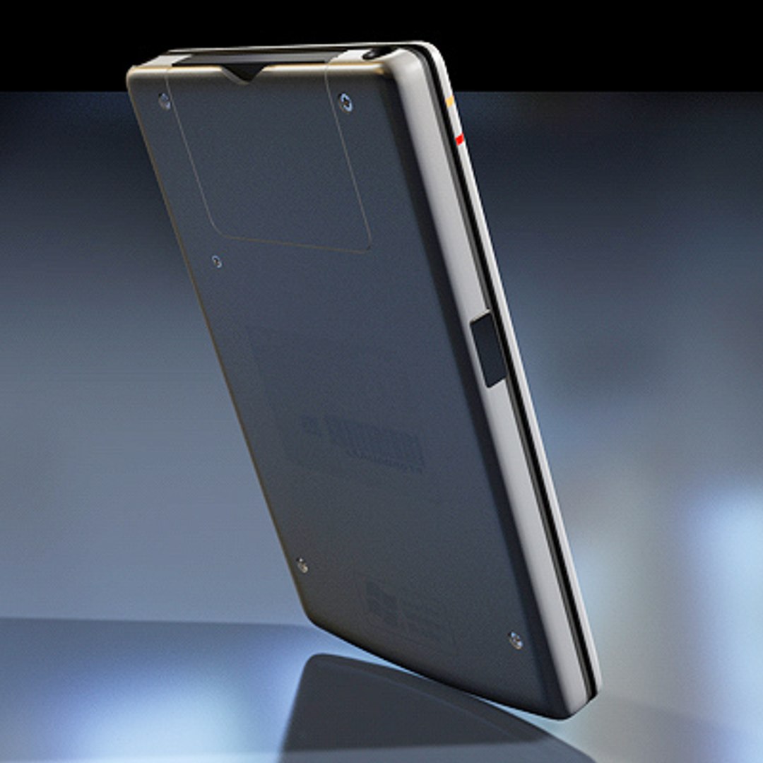 pda - asus mypal 3d model