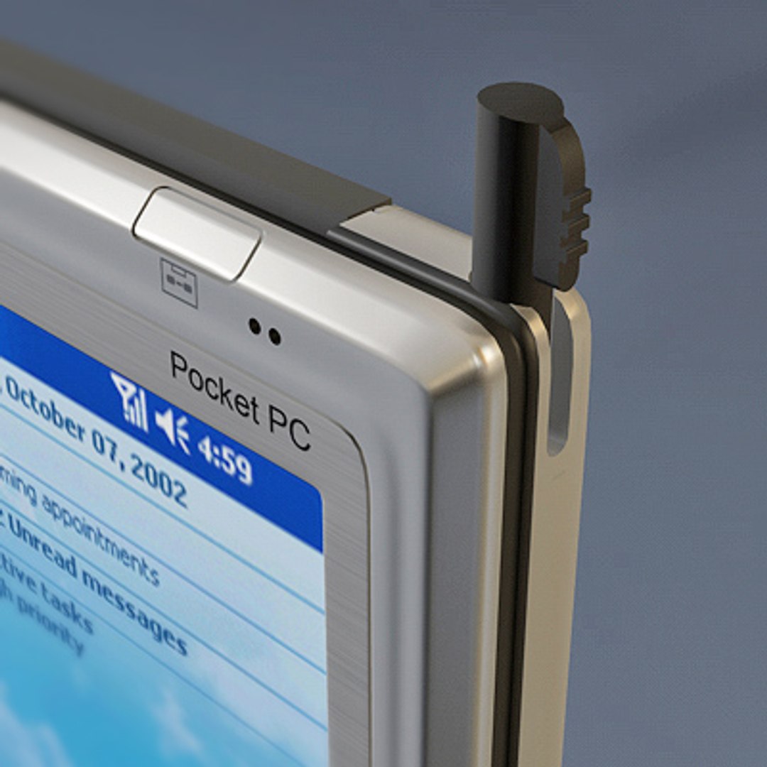 pda - asus mypal 3d model