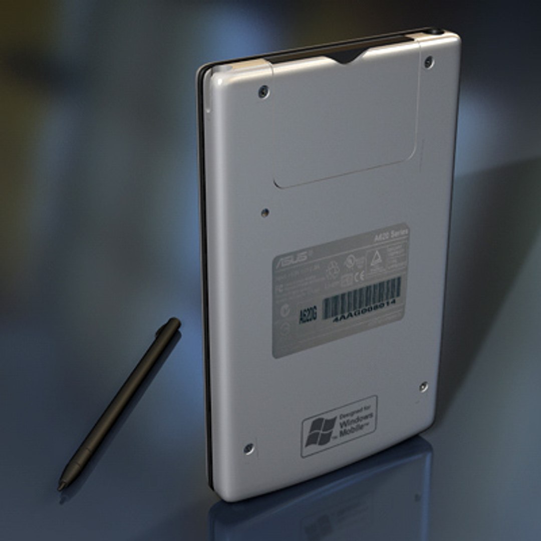 pda - asus mypal 3d model