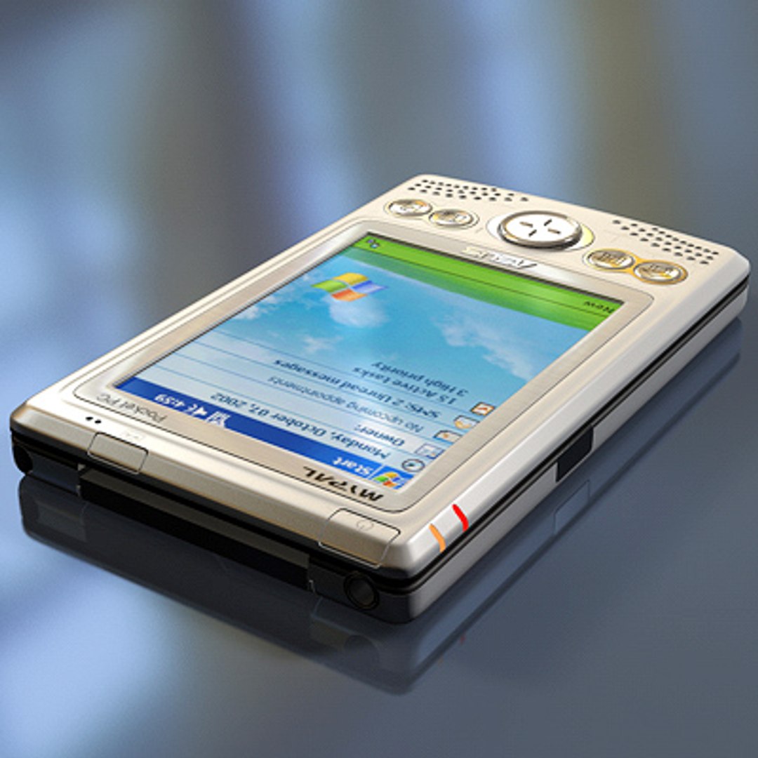 pda - asus mypal 3d model