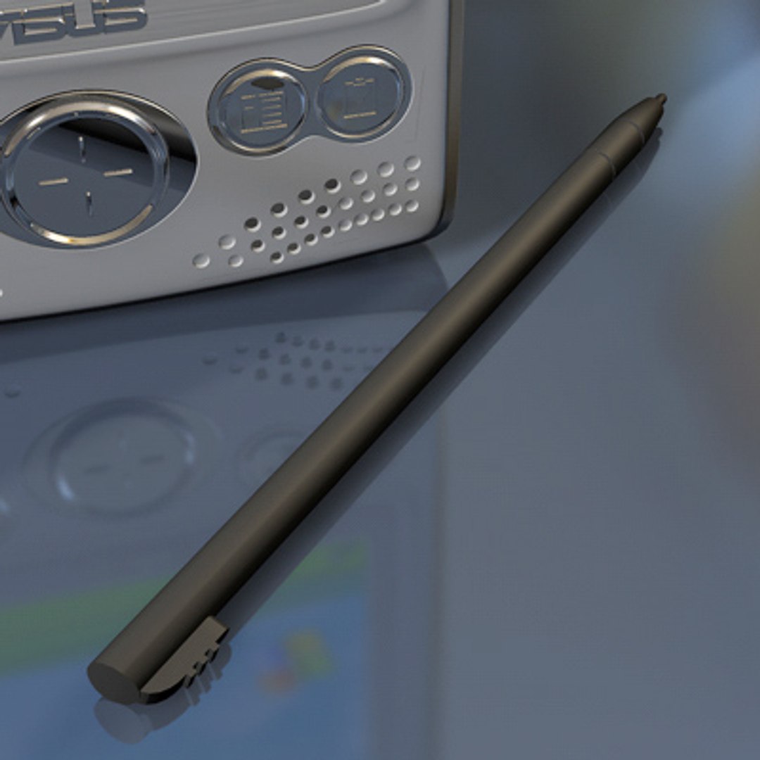 pda - asus mypal 3d model