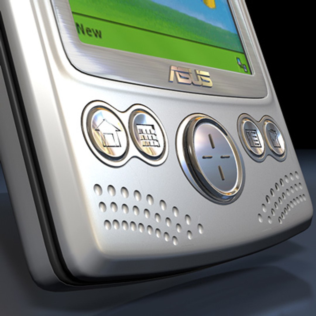 pda - asus mypal 3d model