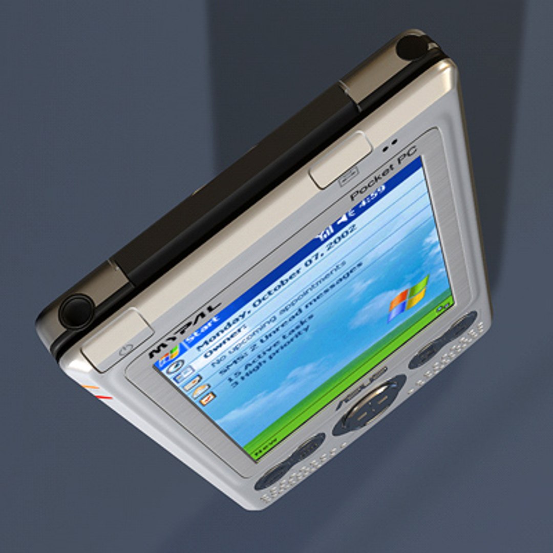 pda - asus mypal 3d model