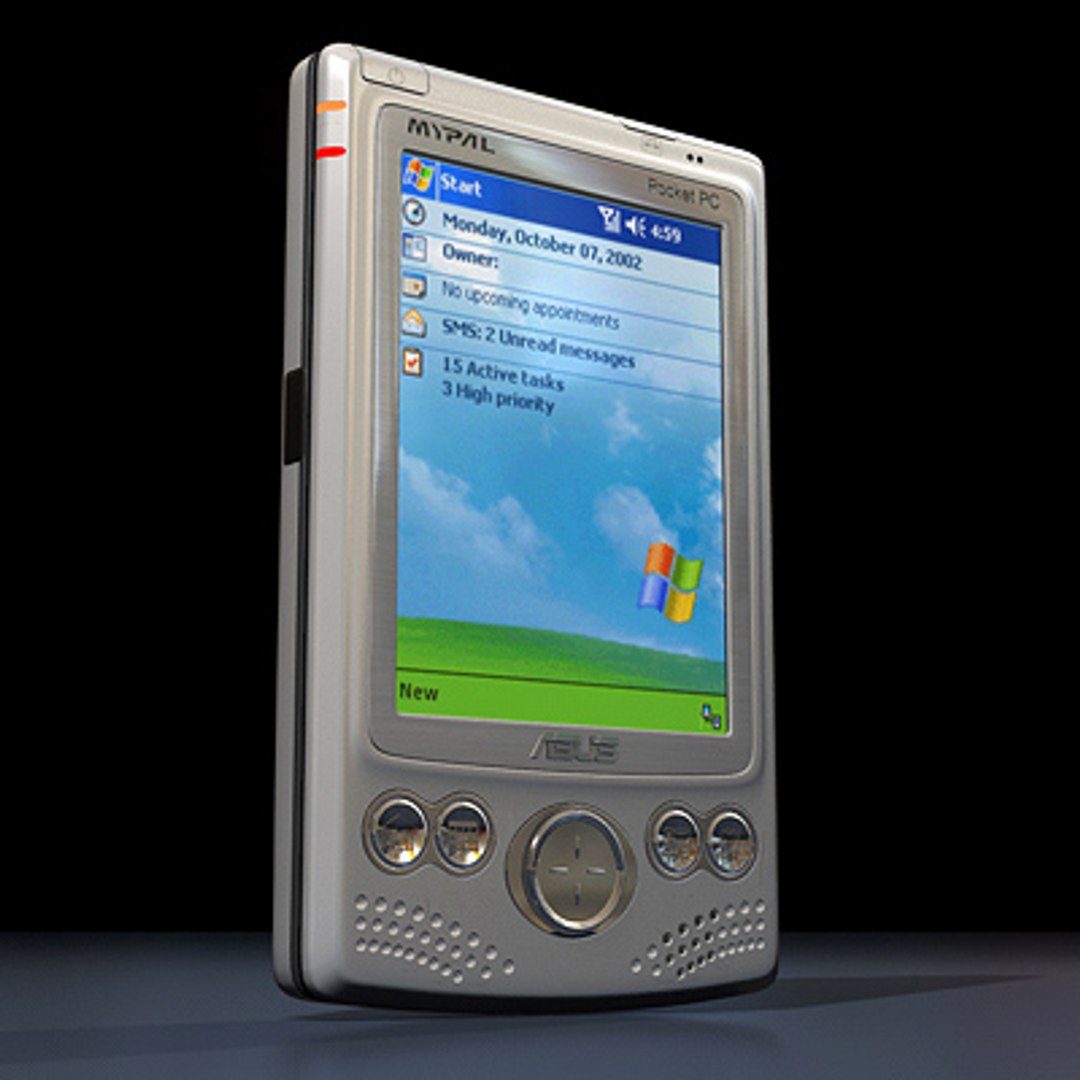 pda - asus mypal 3d model
