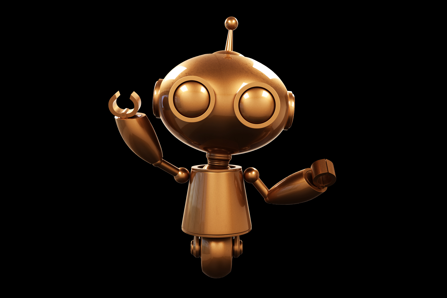 robot kyuut 3d max