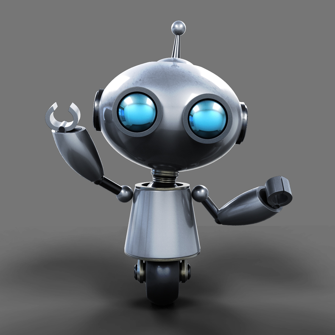 robot kyuut 3d max
