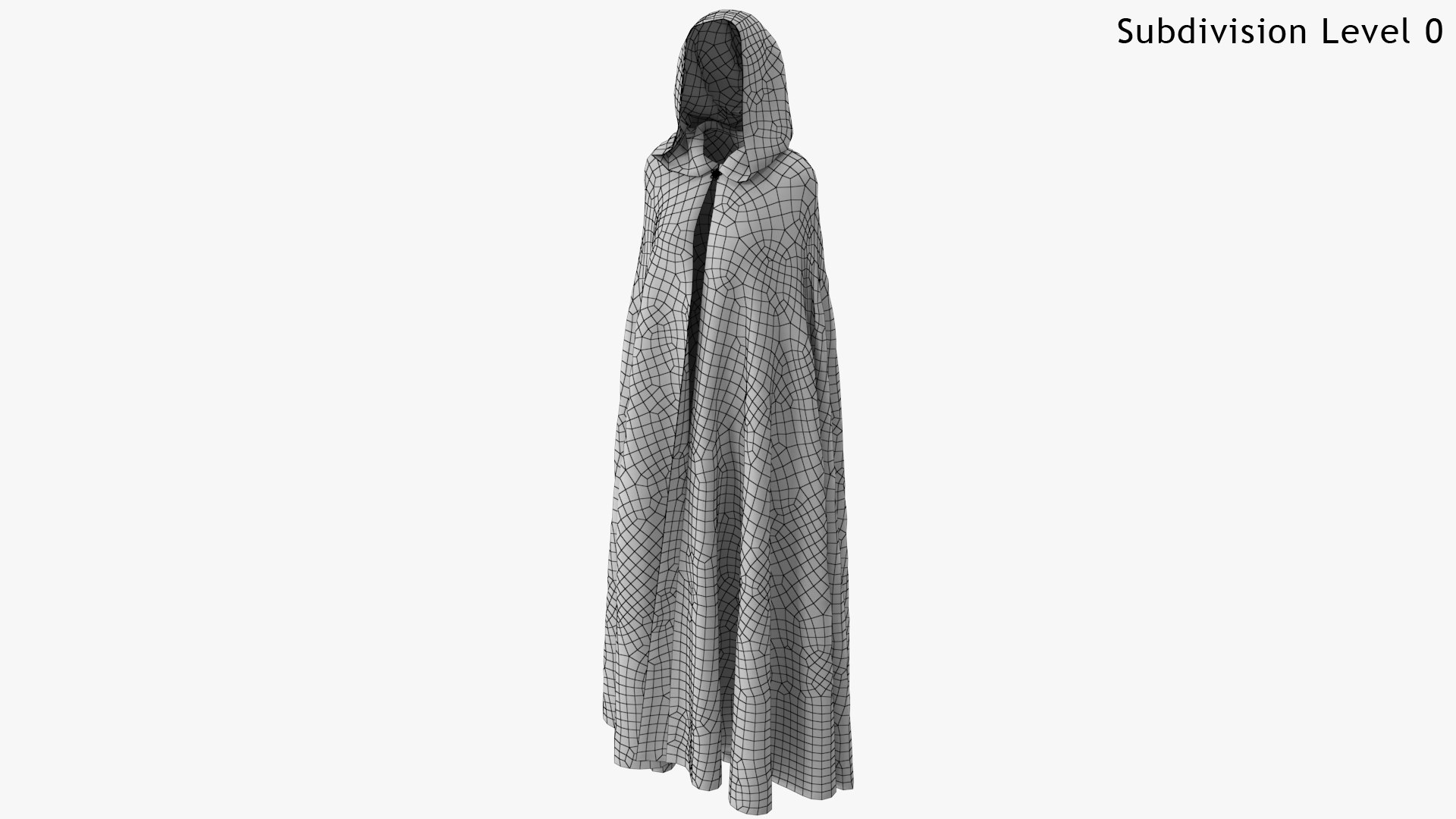 3D Womans Cloak model - TurboSquid 2158861