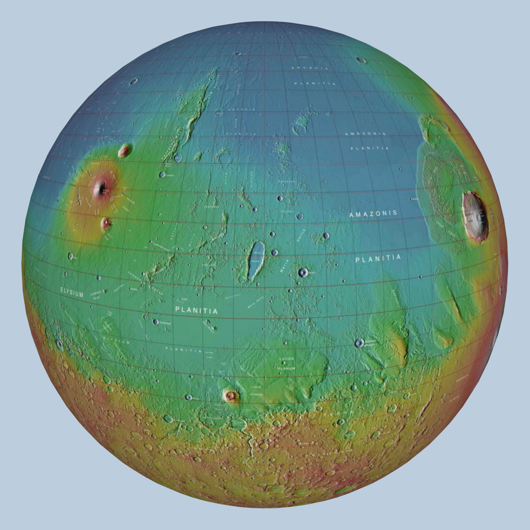 Free Globe Mars 3D - TurboSquid 1423778