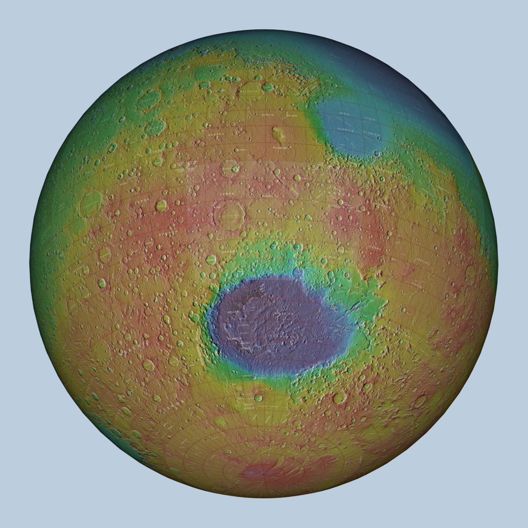 Free Globe Mars 3D - TurboSquid 1423778