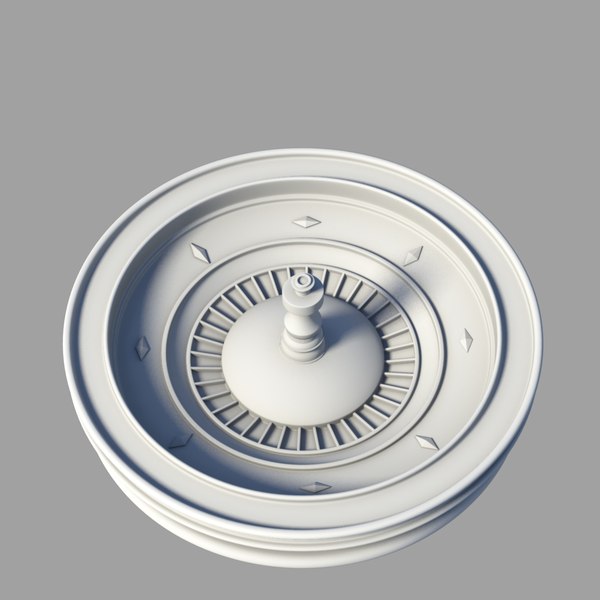 3d model roulette wheel