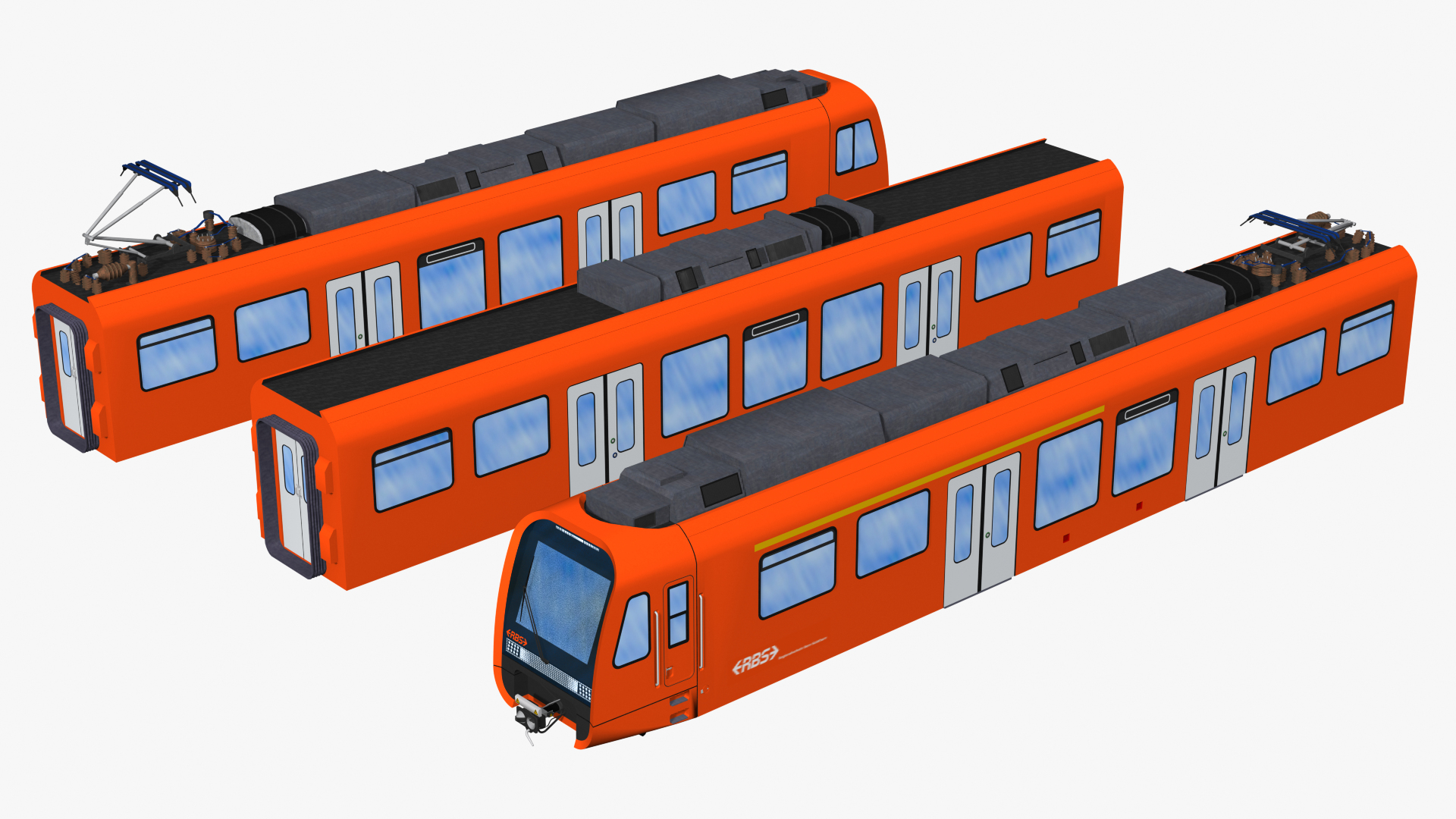 3D New Rbs Regioexpress Solothurn Bern Rabe 4-12 Electric Passenger ...