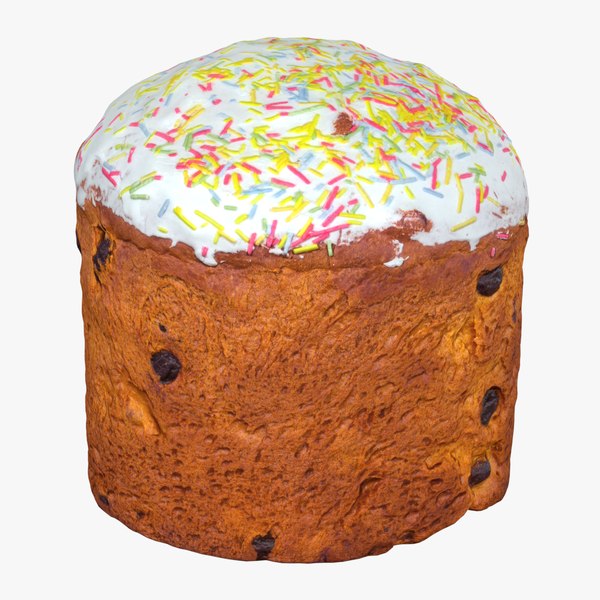modelo 3d Pan de Pascua - Kulich - TurboSquid 1402783