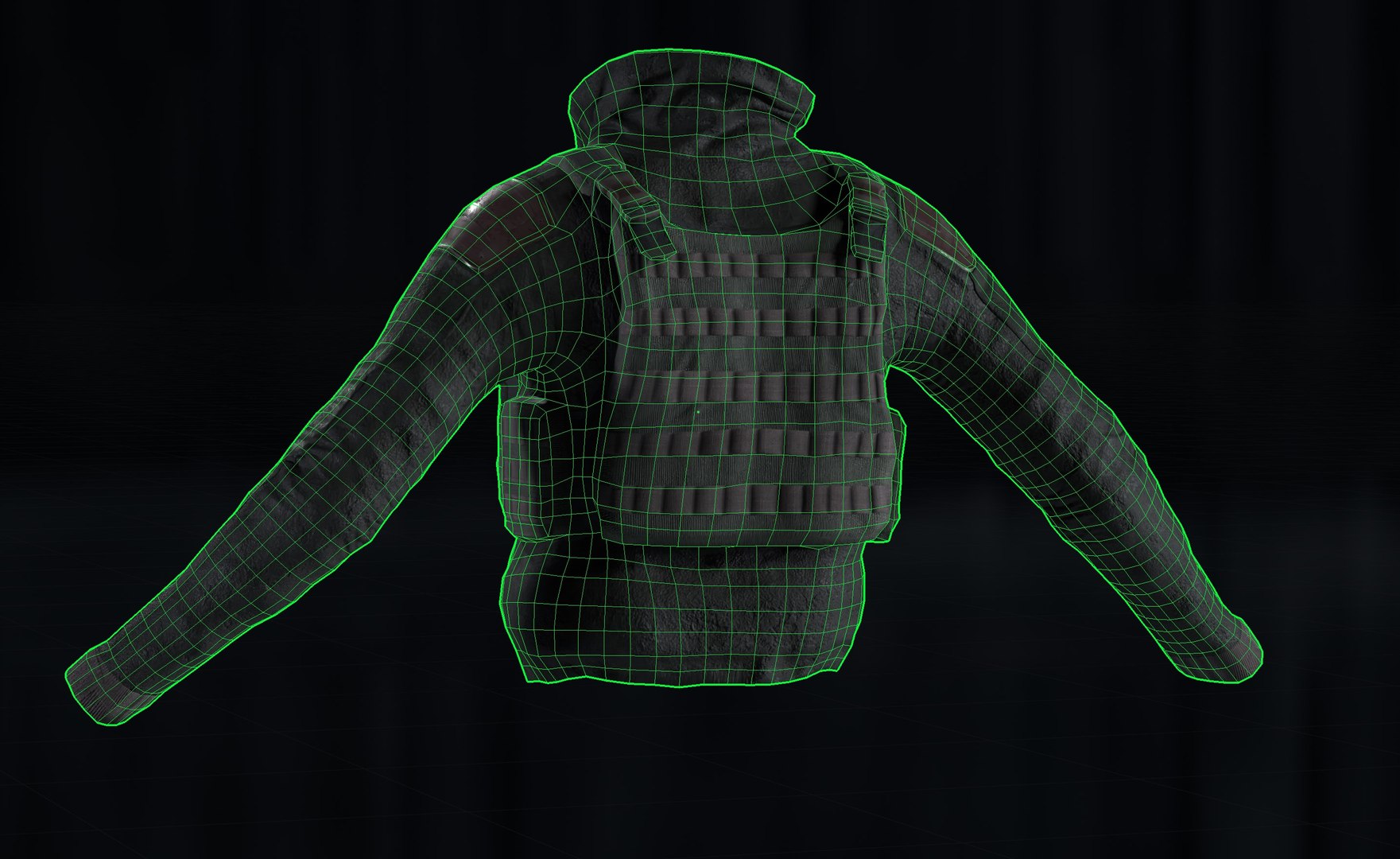 Military Vest 3D Model - TurboSquid 1993868