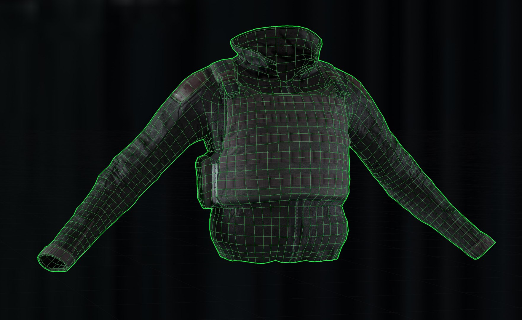 Military Vest 3D Model - TurboSquid 1993868