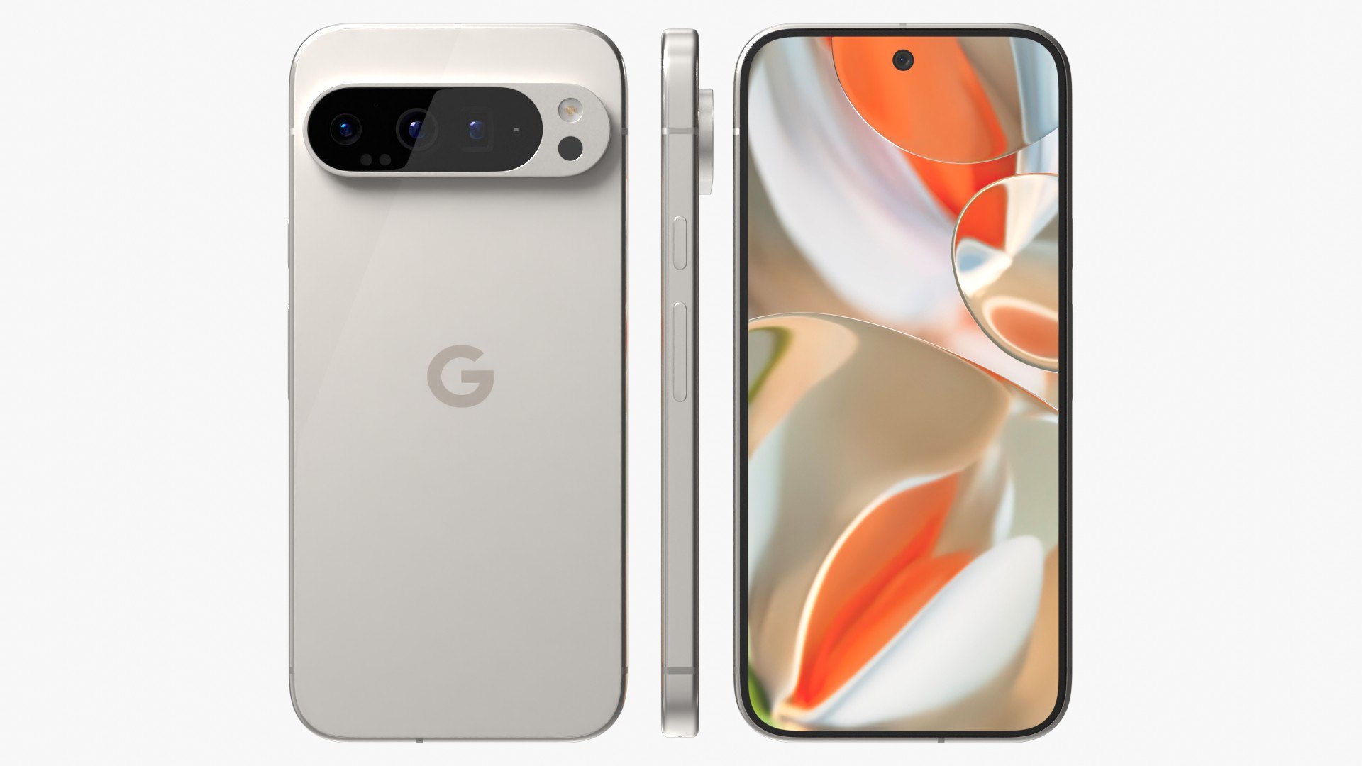 Google Pixel 9 Pro XL Porcelain 3D Model - TurboSquid 2270181