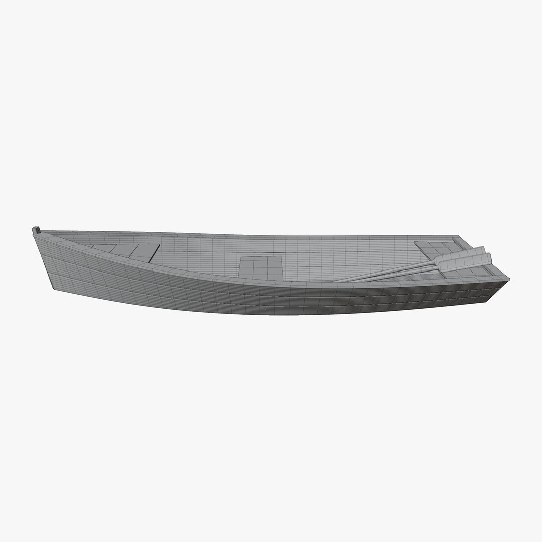 Free Rowboat 3D Model - TurboSquid 2086284