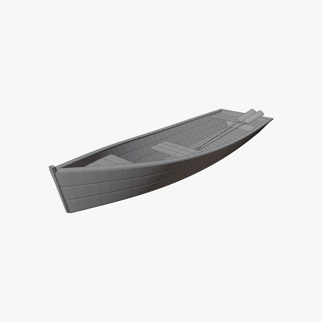 Free Rowboat 3D Model - TurboSquid 2086284