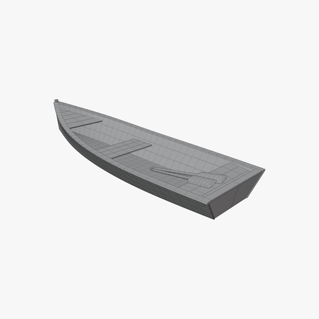 Free Rowboat 3D Model - TurboSquid 2086284