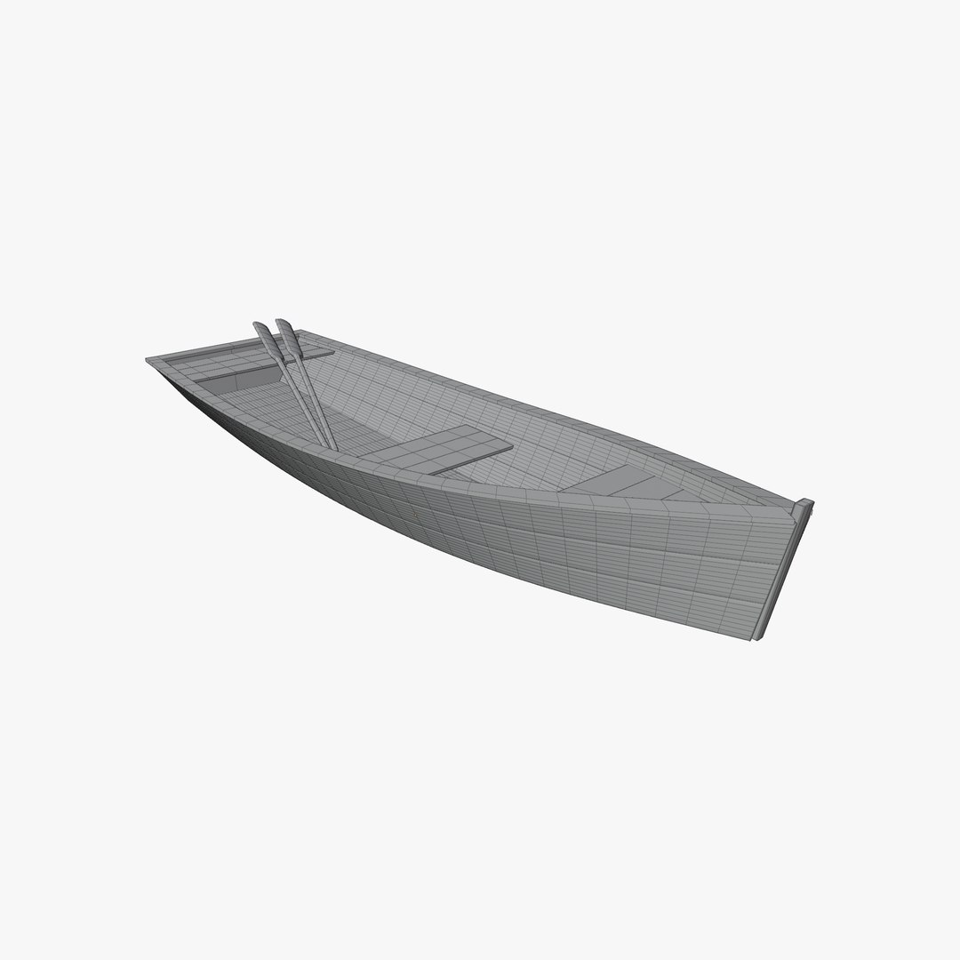Free Rowboat 3D Model - TurboSquid 2086284